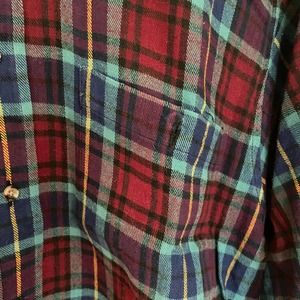 Stanley Blacker | Shirts | Vtg 8s Stanley Blacker Flannel Cotton Plaid Made In Usa Rugged Shirt ...
